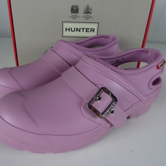 Hunter | Shoes | Hunter Original Clog Pink Waterproof Shoes Nib | Poshmark